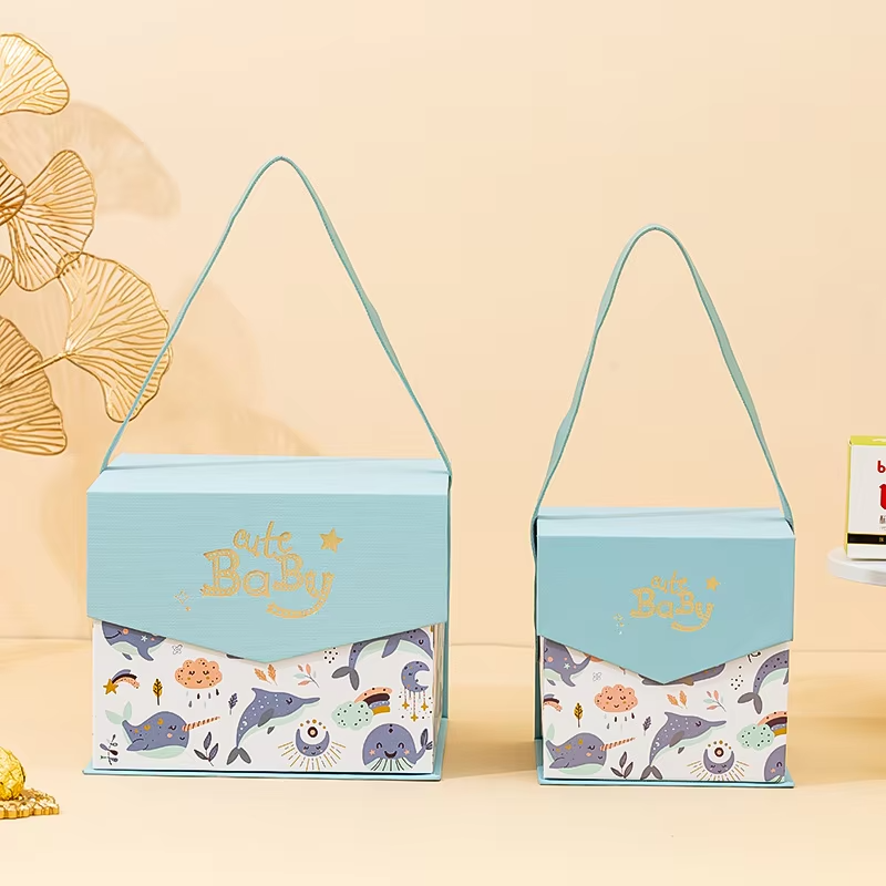 Custom Cute Gift Boxes Square Children's Toy Packaging Box for Baby ...