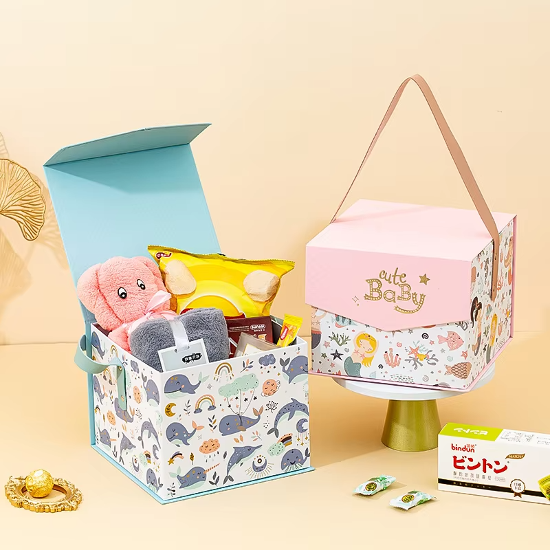Custom Cute Gift Boxes Square Children's Toy Packaging Box for Baby ...