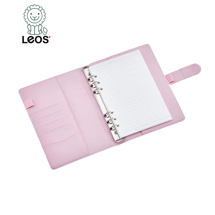 Wholesale A5 budget planner binder, rose gold color for journaling ...