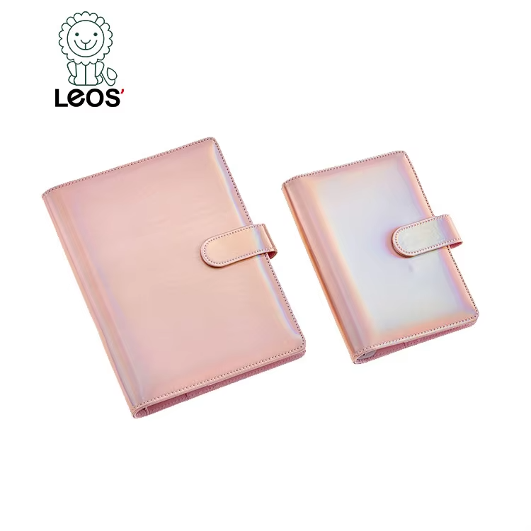 Wholesale A5 budget planner binder, rose gold color for journaling ...