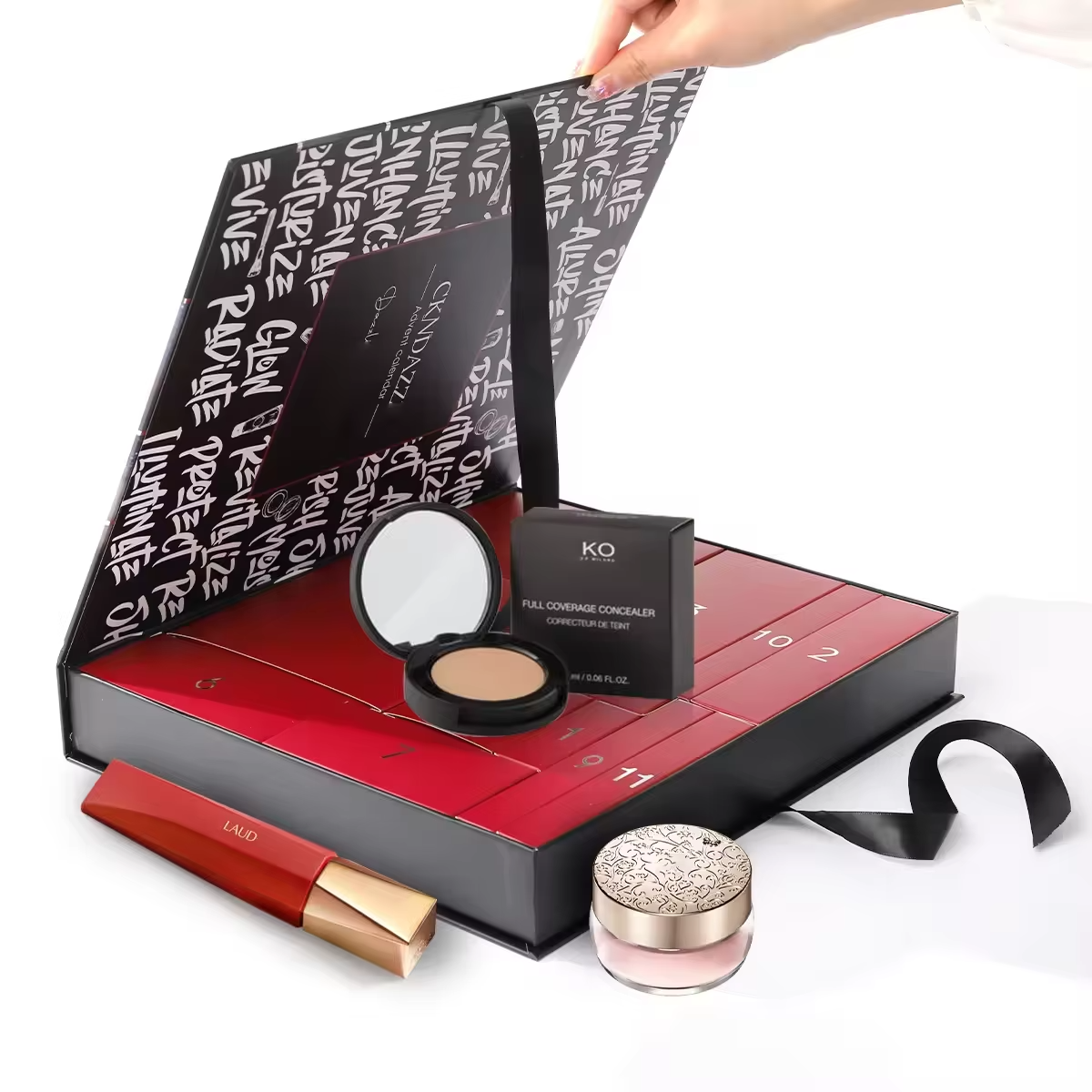 Customized Luxury Calendar Black Fashion Trend Gift Box Cardboard ...