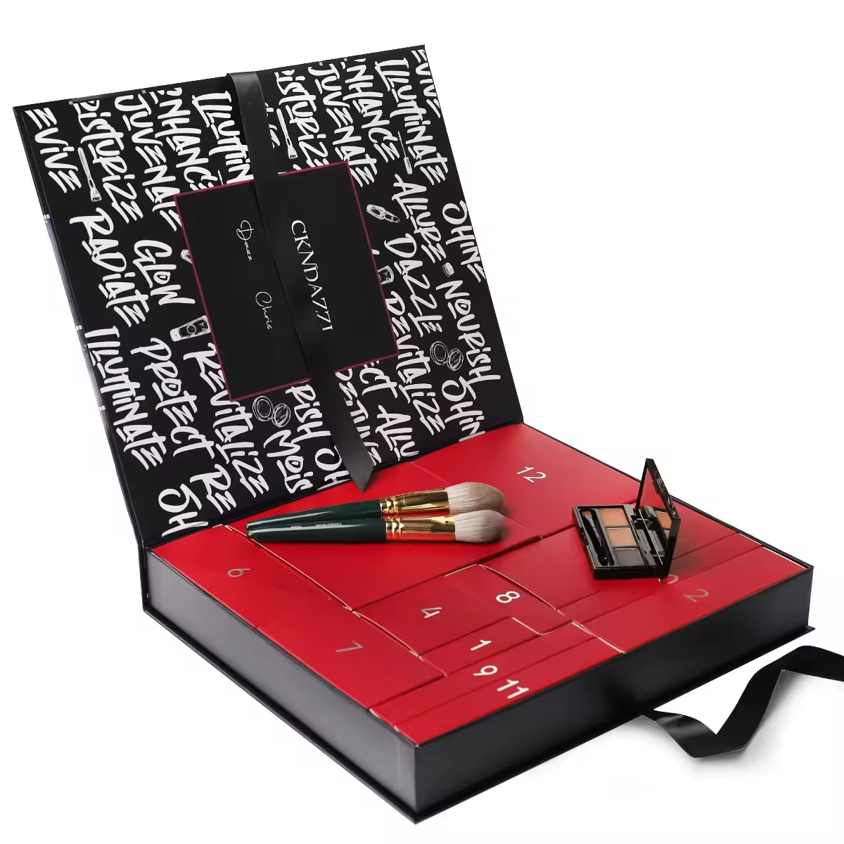 Customized Luxury Calendar Black Fashion Trend Gift Box Cardboard ...